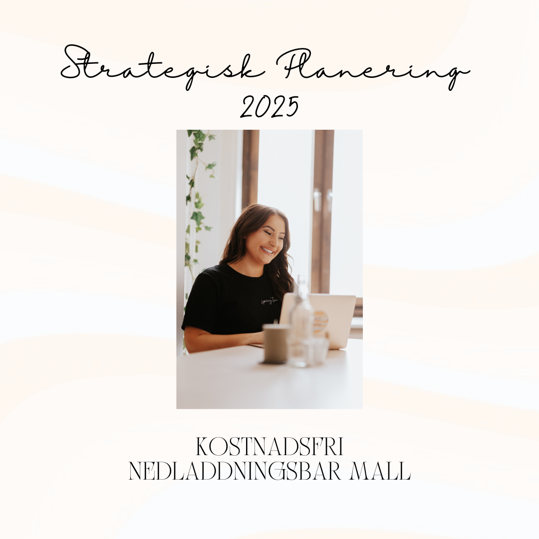 Strategisk Planering 2025 [Kostnadsfri Mall] – Bronziér By Imper AB